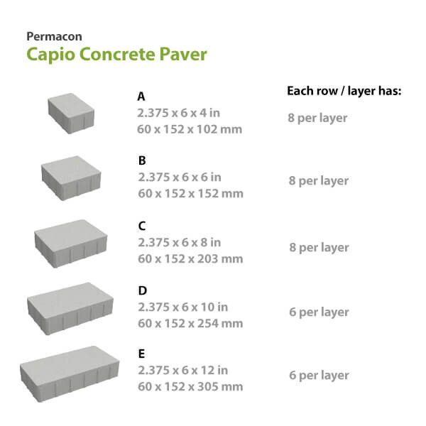 Permacon Capio Concrete Paver | Van Beek's
